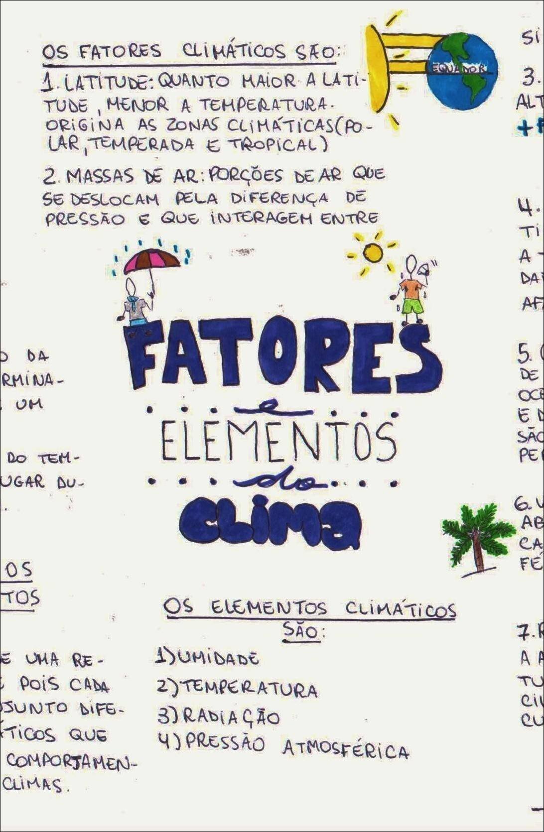 Mapas Mentais sobre Pressão Atmosférica - Mapa 10